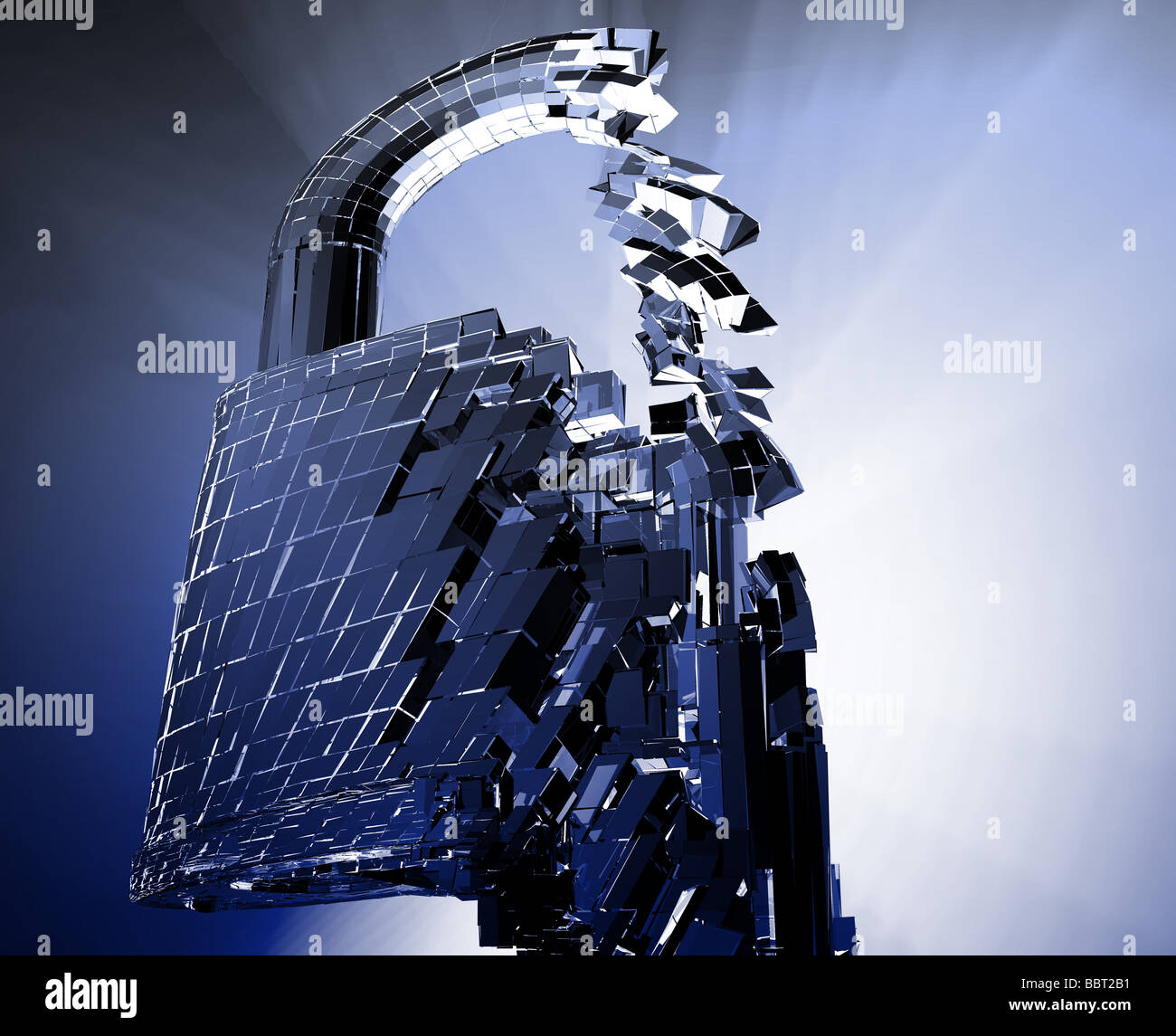 Hacking bypass compromised security with broken lock concept ...