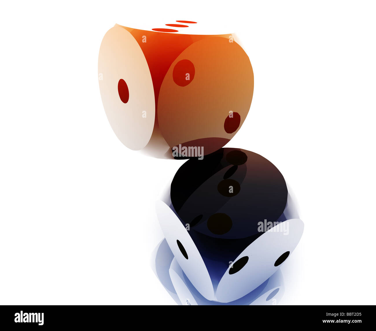 Rolling dice illustration hi-res stock photography and images - Alamy