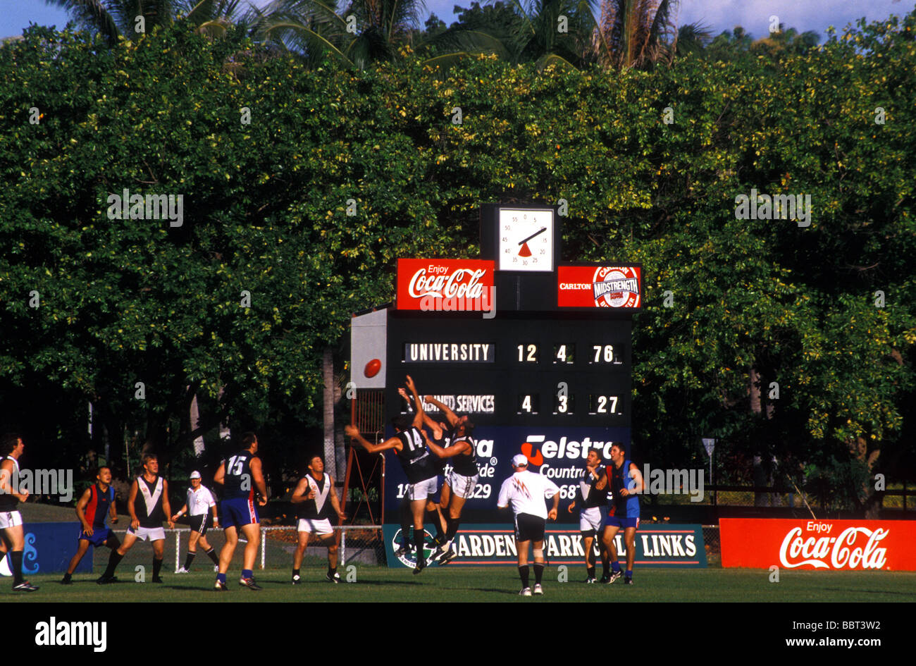 football match darwin northern territory australia Stock Photo - Alamy