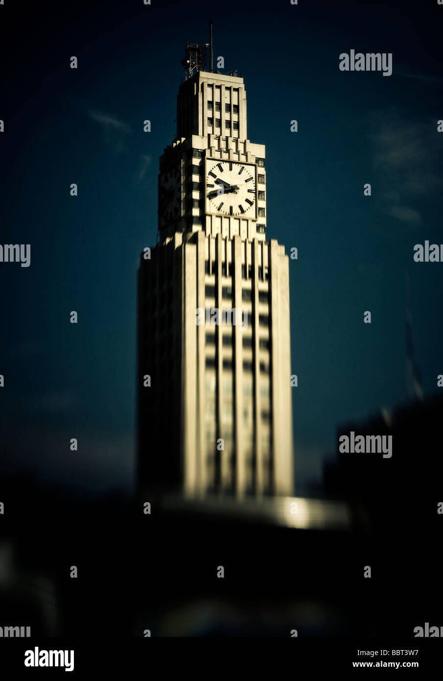 Central do Brasil tower train station, Rio de Janeiro, Brazil Stock ...