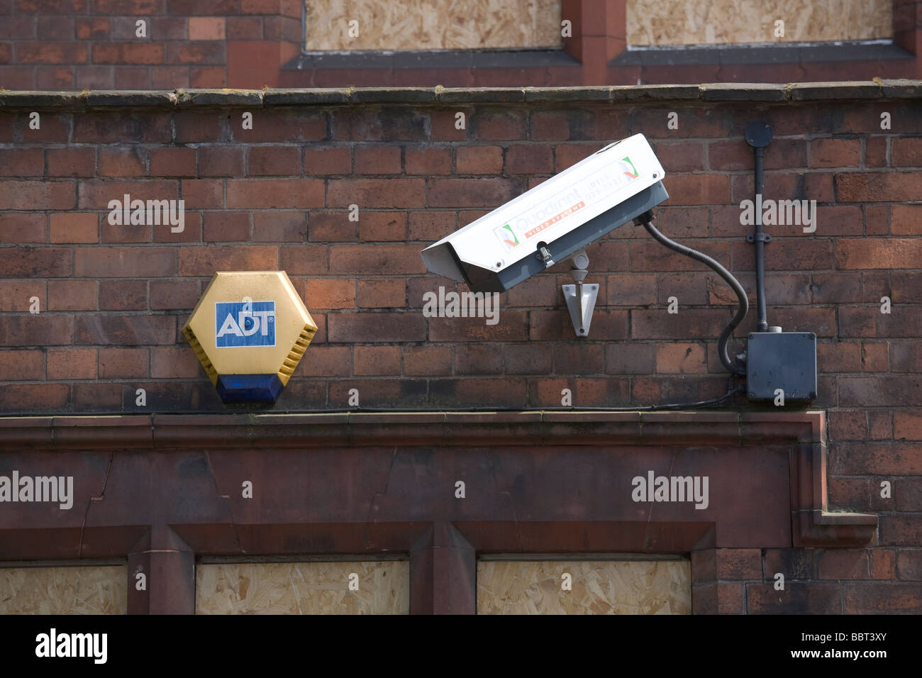 CCTV camera on building Stock Photo - Alamy