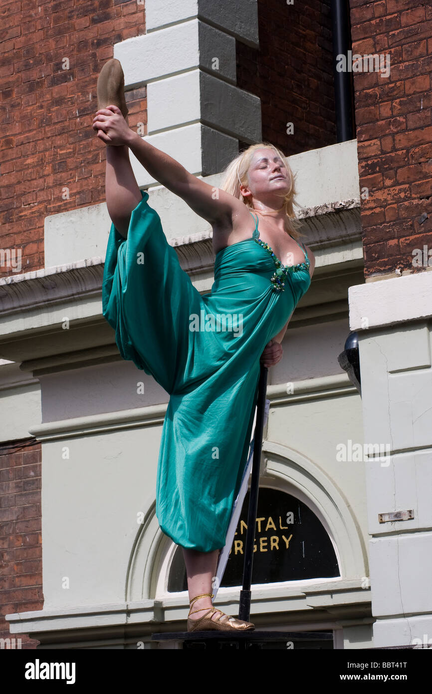 tightrope walker artist female street theatre circus act Medway Fuse ...