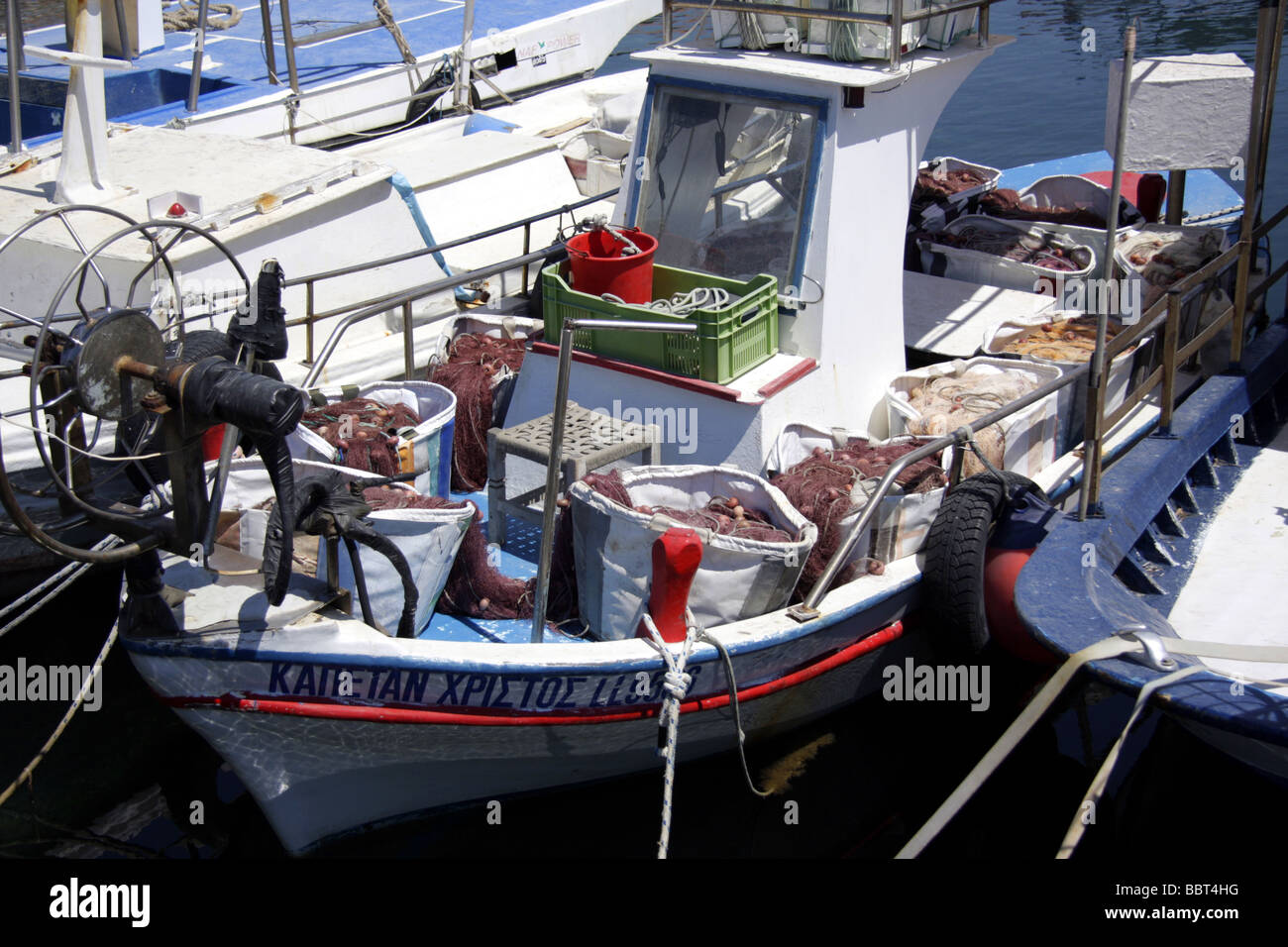 Traditional cypriot fishing boats hi-res stock photography and images ...