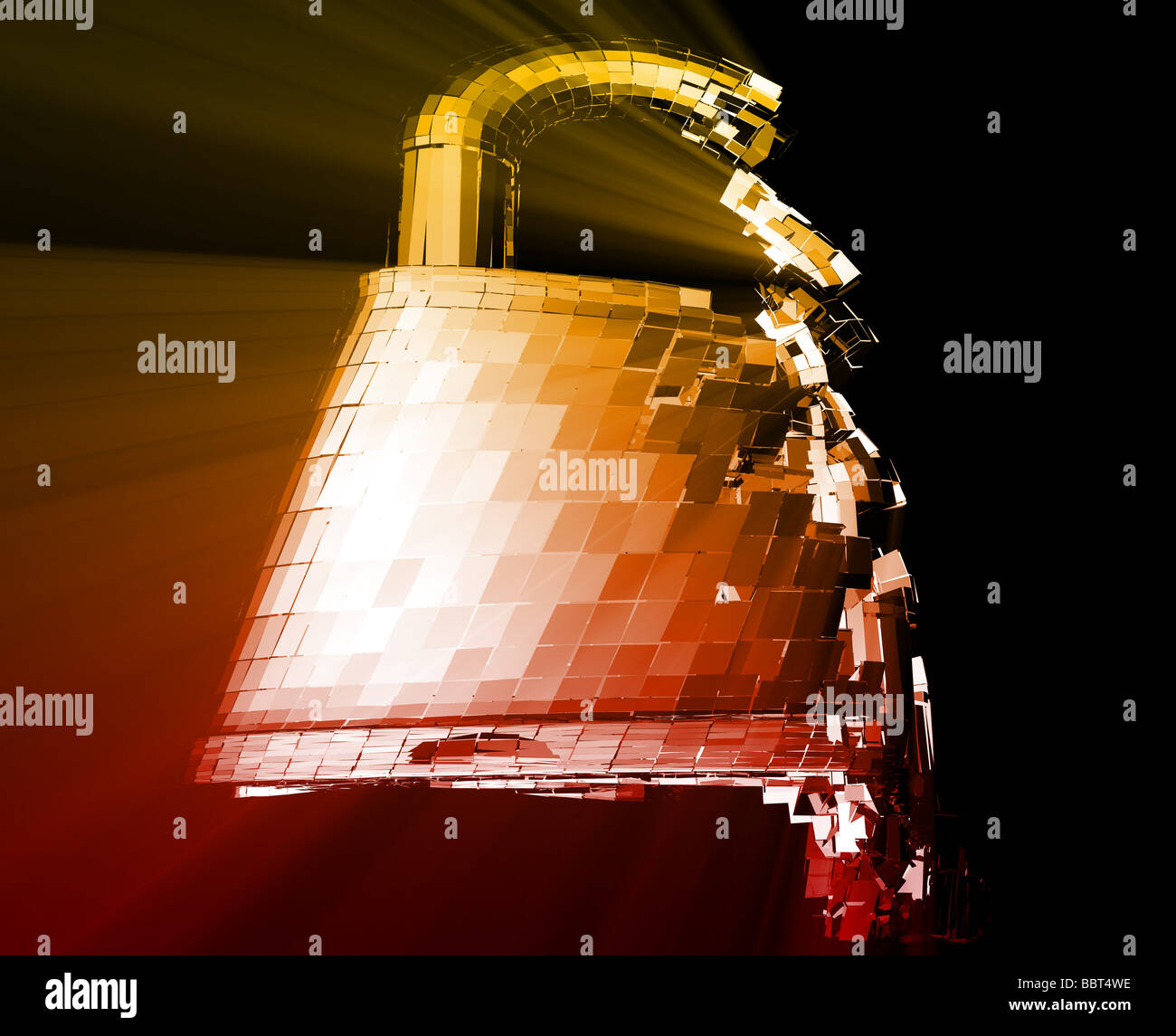 Hacking bypass compromised security with broken lock concept ...