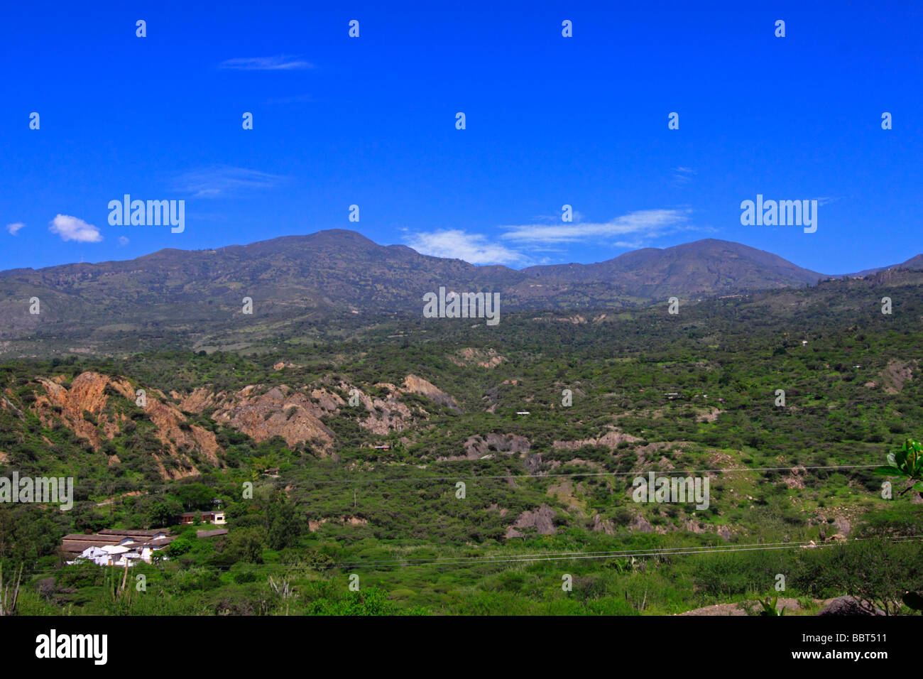 Panorama of Soatá plateaus. Boyacá, Colombia, South America Stock Photo ...