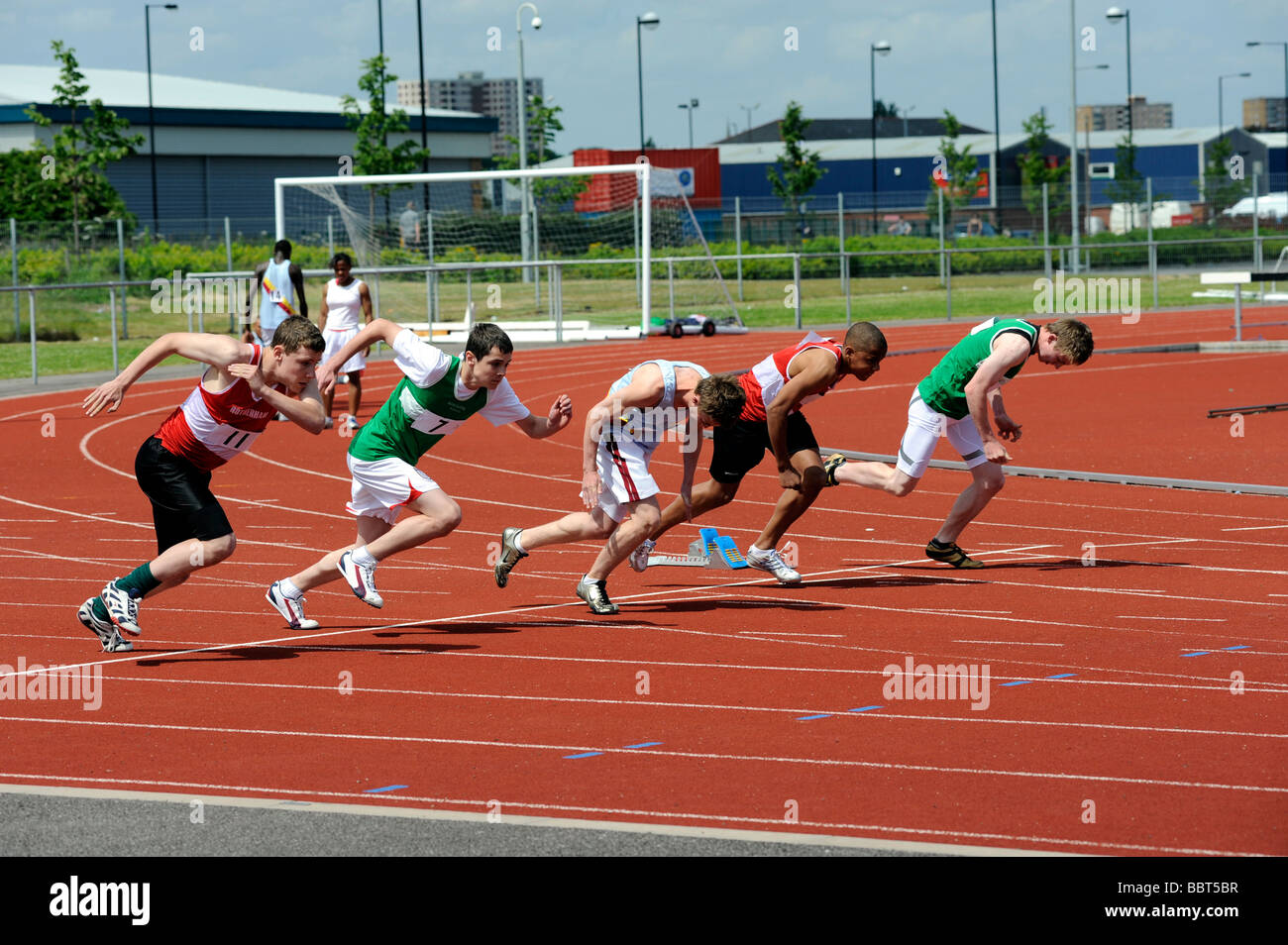 100 metres athletes hi-res stock photography and images - Alamy