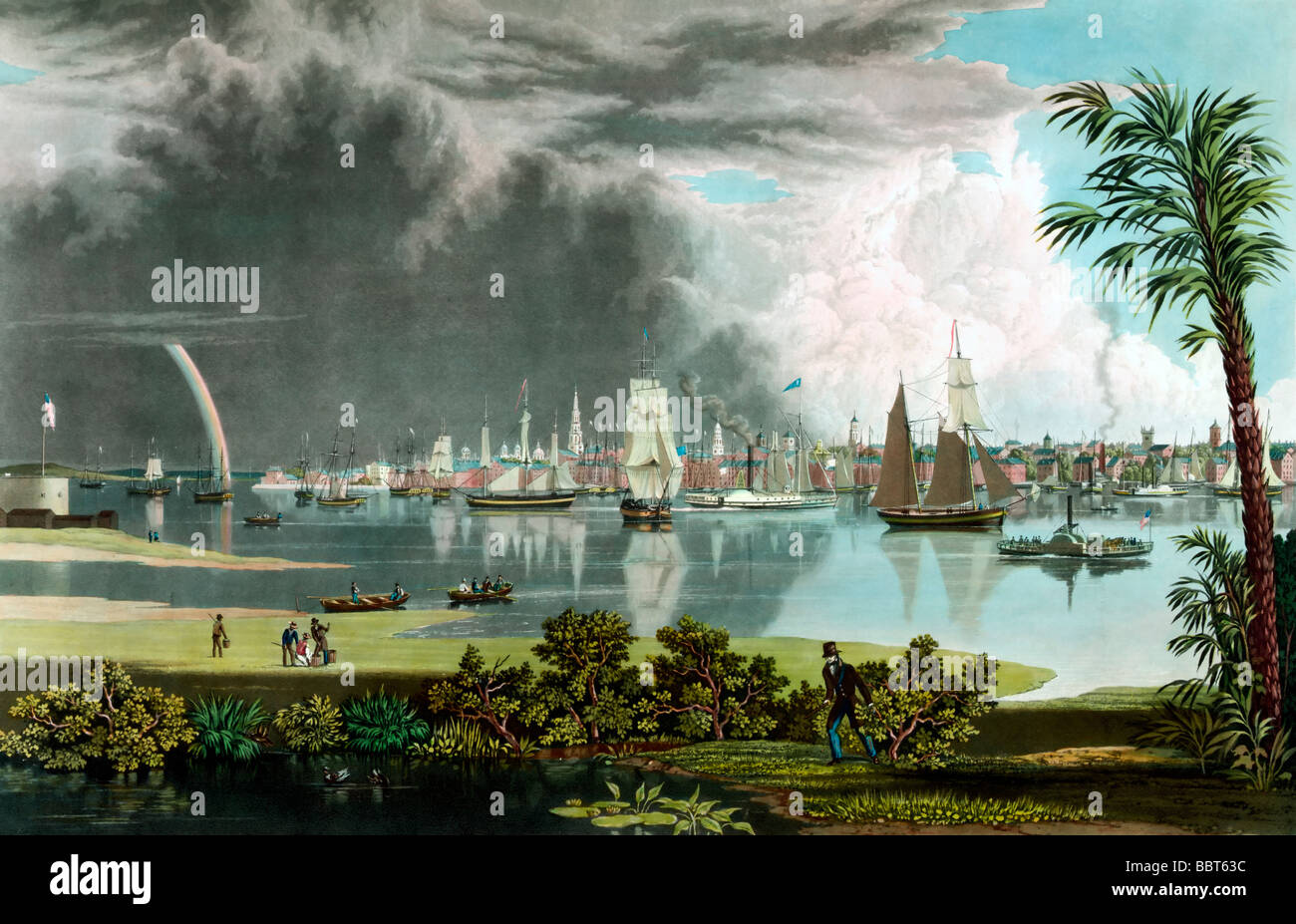Antebellum south painting hi-res stock photography and images - Alamy