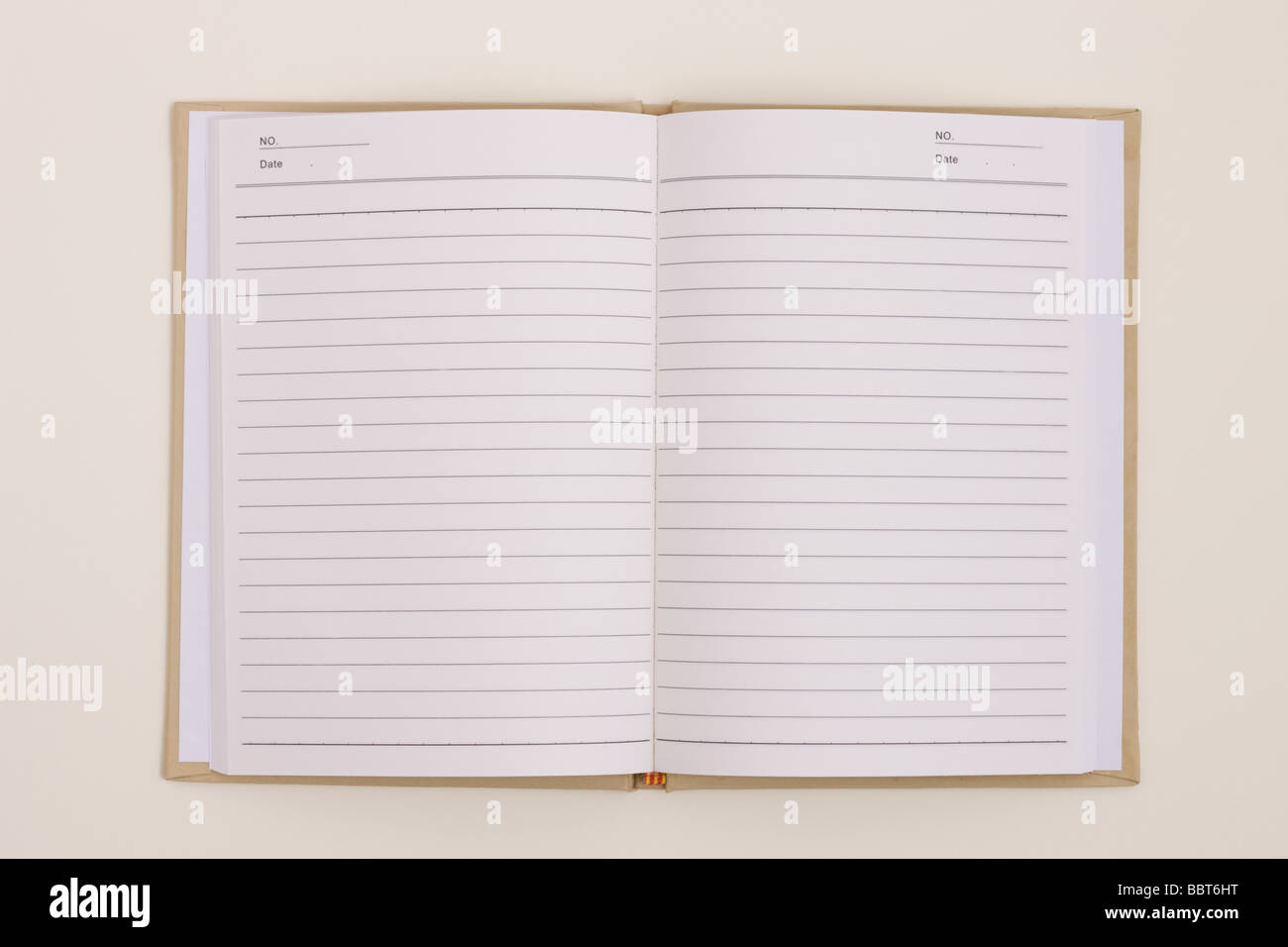 Blank open diary hi-res stock photography and images - Alamy