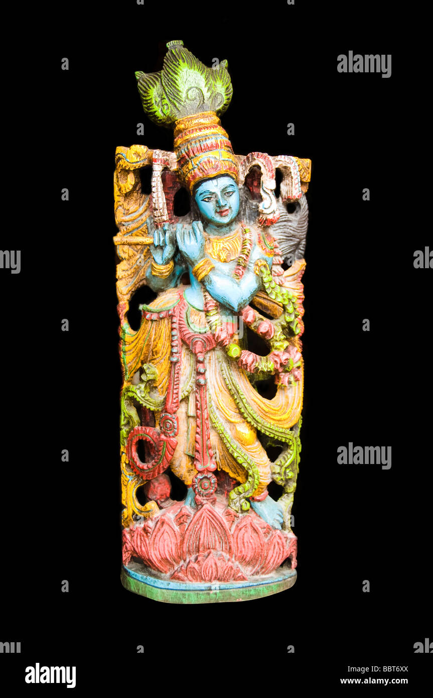 Krishna Playing Flute High Resolution Stock Photography and Images - Alamy