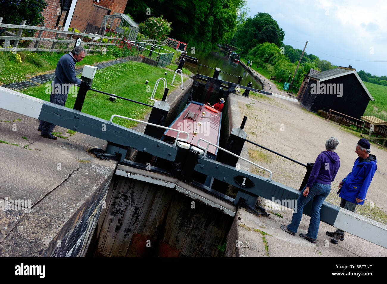 Tyrley locks hi-res stock photography and images - Alamy