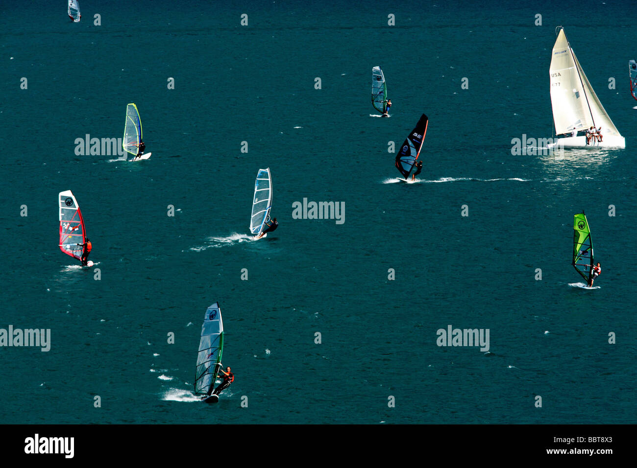 Surf lake garda hi-res stock photography and images - Alamy