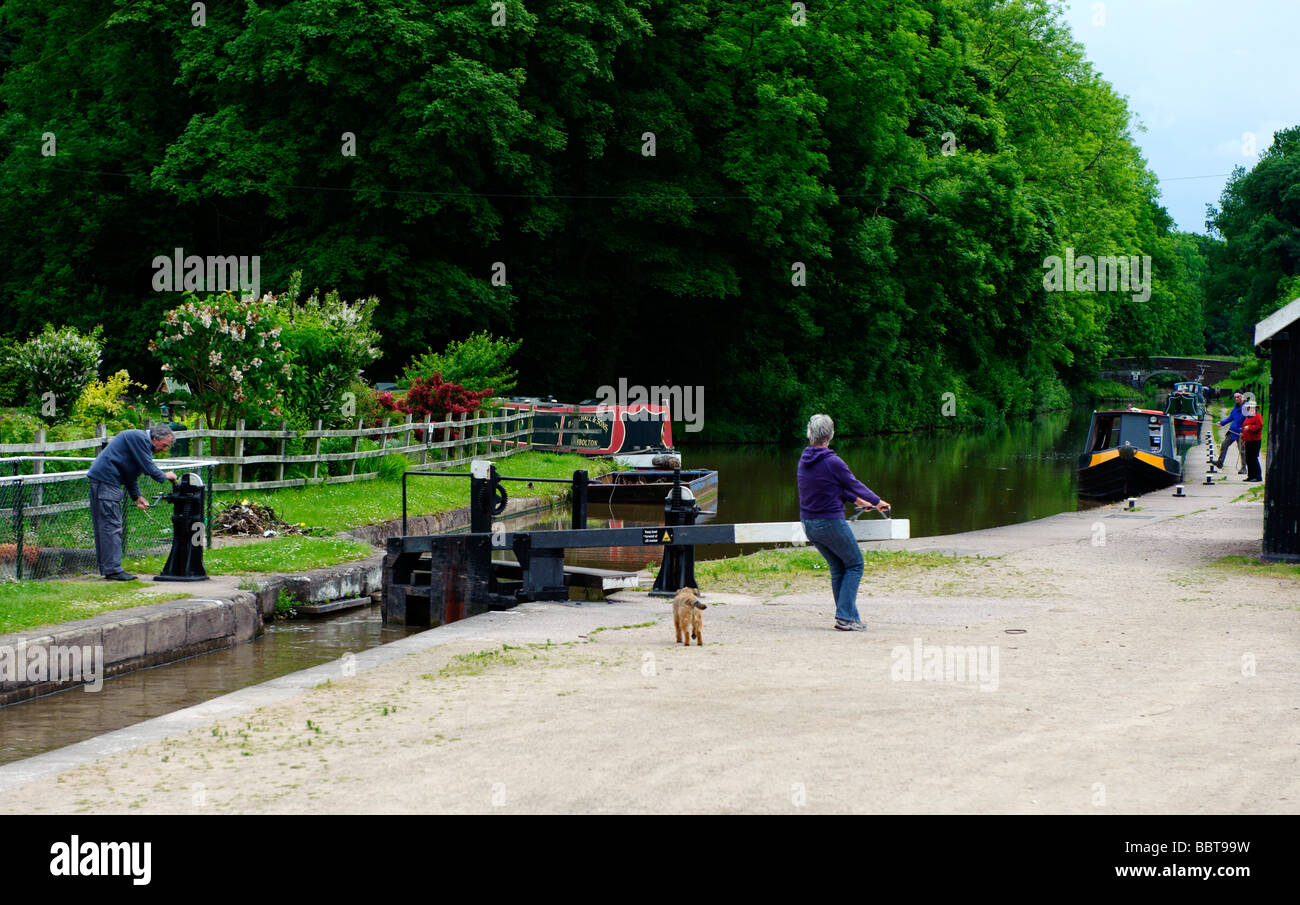Tyrley locks hi-res stock photography and images - Alamy