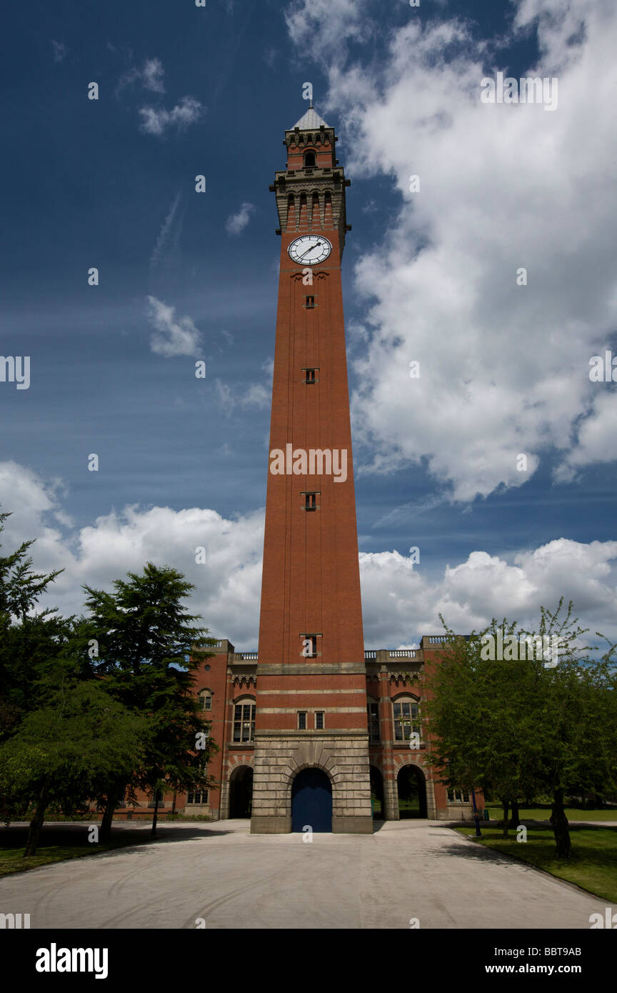 Old joe clock tower at birmingham university hi-res stock photography ...