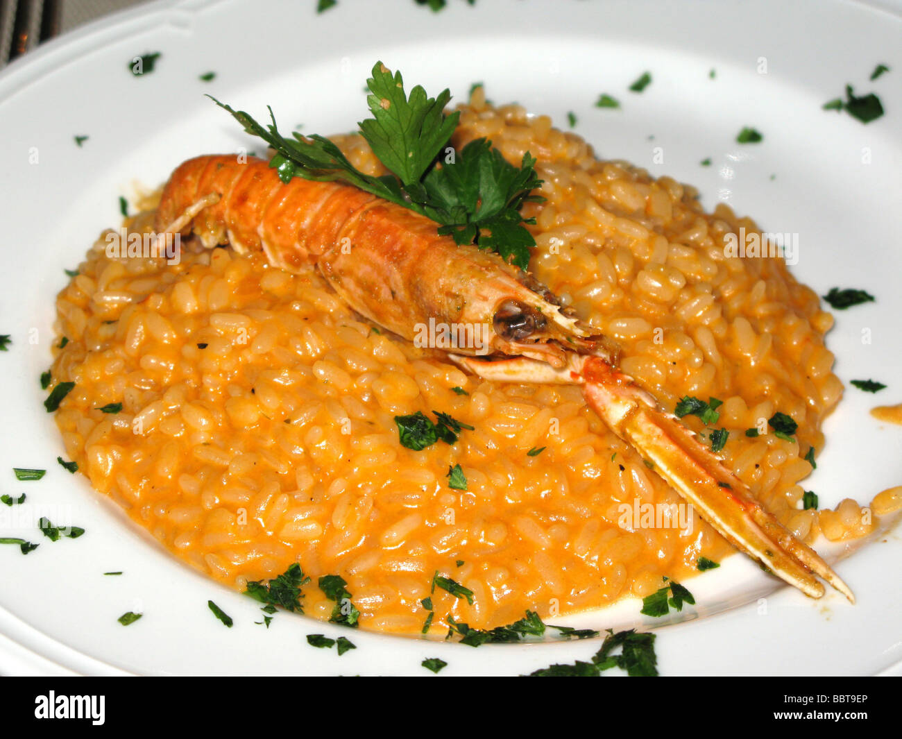 Risotto with fish, Italy Stock Photo - Alamy