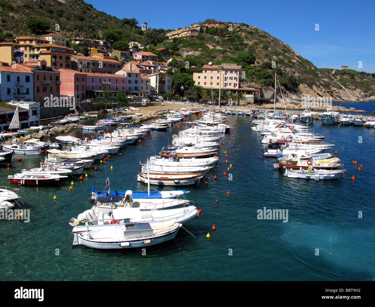 Port, Giglio island, Tuscany,Italy Stock Photo - Alamy