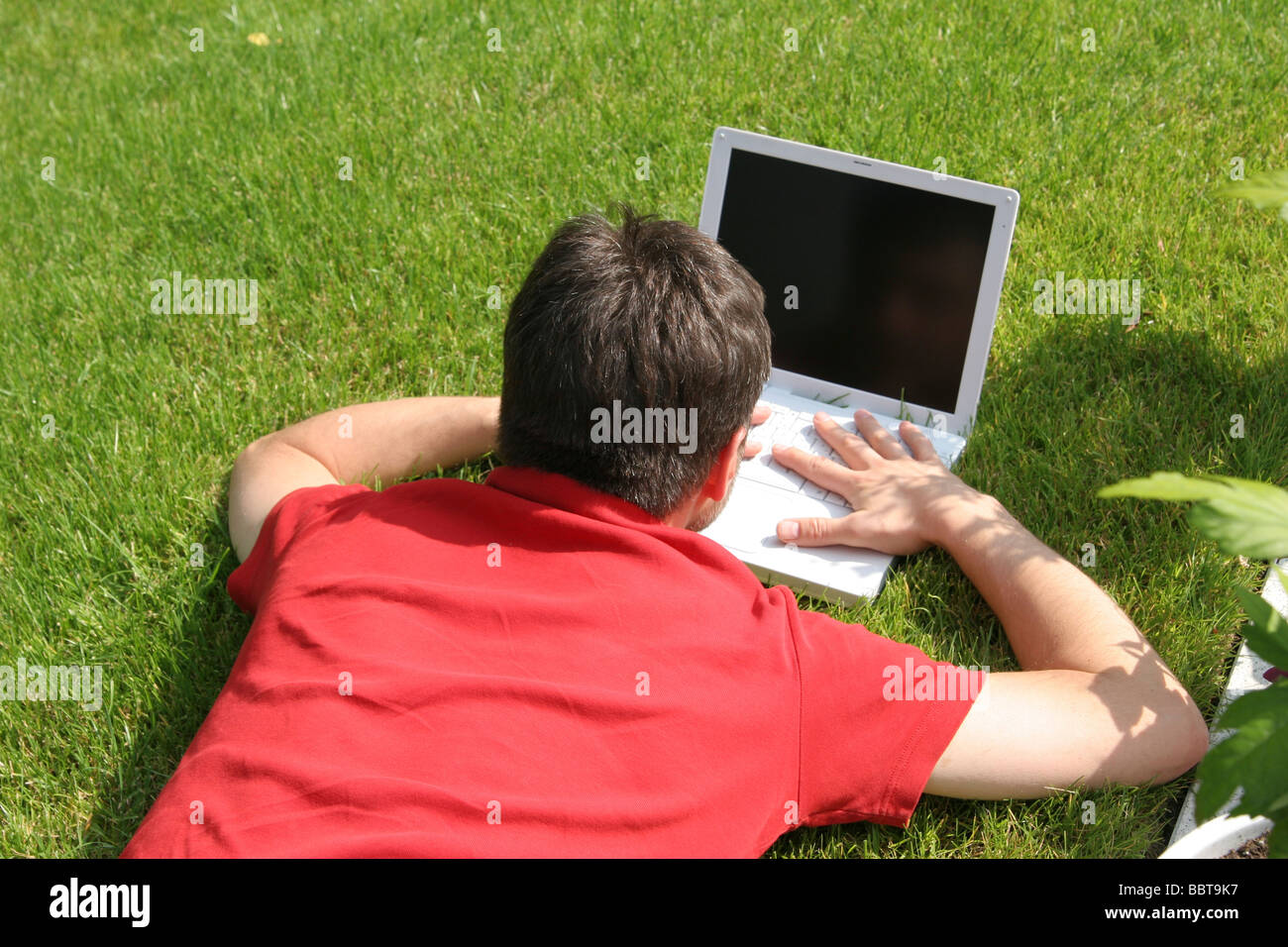 Daylight work with a notebook - Mit dem Notebook im Freien arbeiten ...