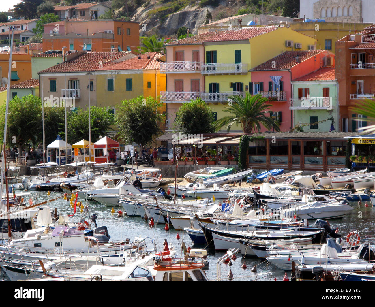 Port, Giglio island, Tuscany,Italy Stock Photo - Alamy