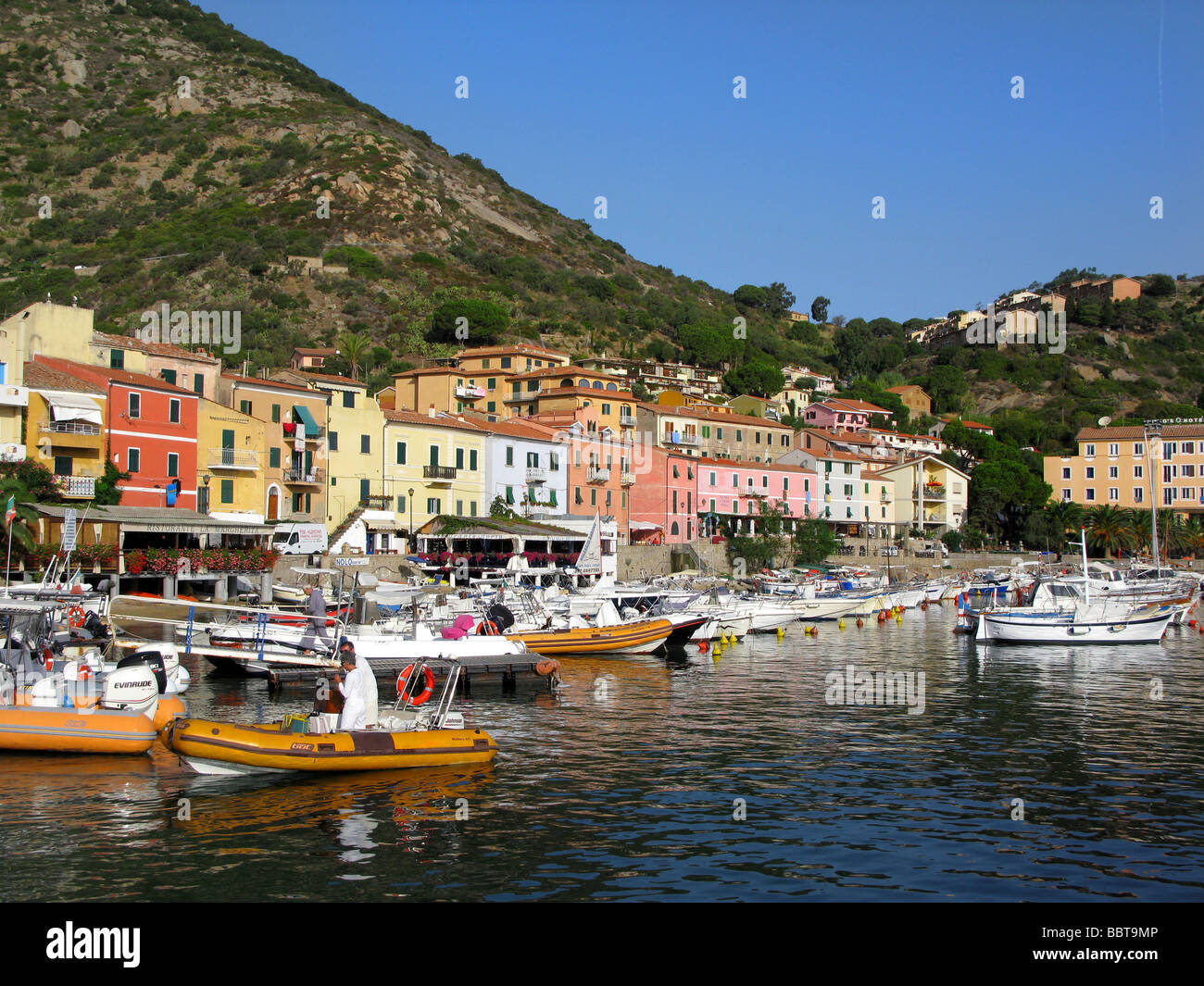 Port, Giglio island, Tuscany,Italy Stock Photo - Alamy