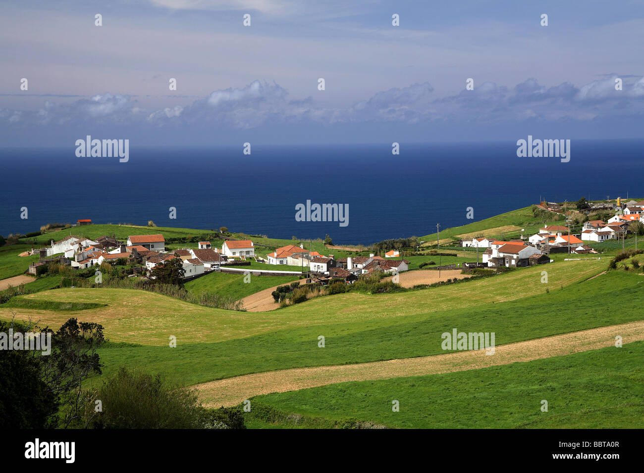 Landscape, Algarvia, Sao Miguel Island, Azores, Portugal, Europe Stock ...