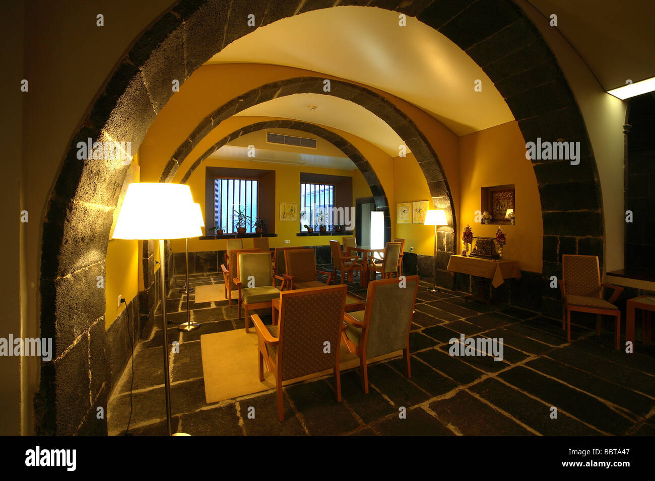 Do Colegio hotel, Ponte del Gada, Sao Miguel Island, Azores, Portugal ...