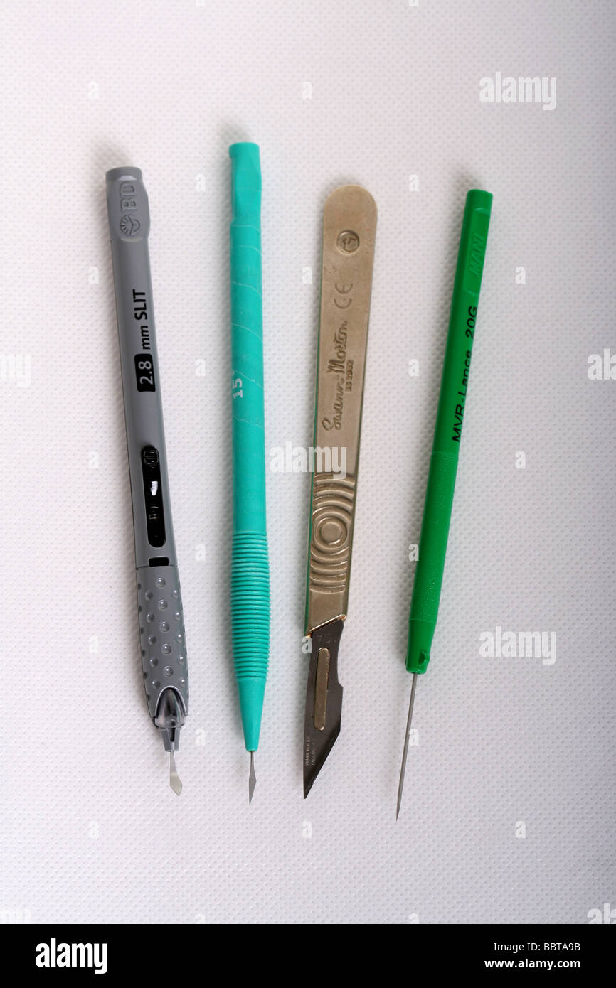 Medical surgical instruments - "sharps Stock Photo - Alamy