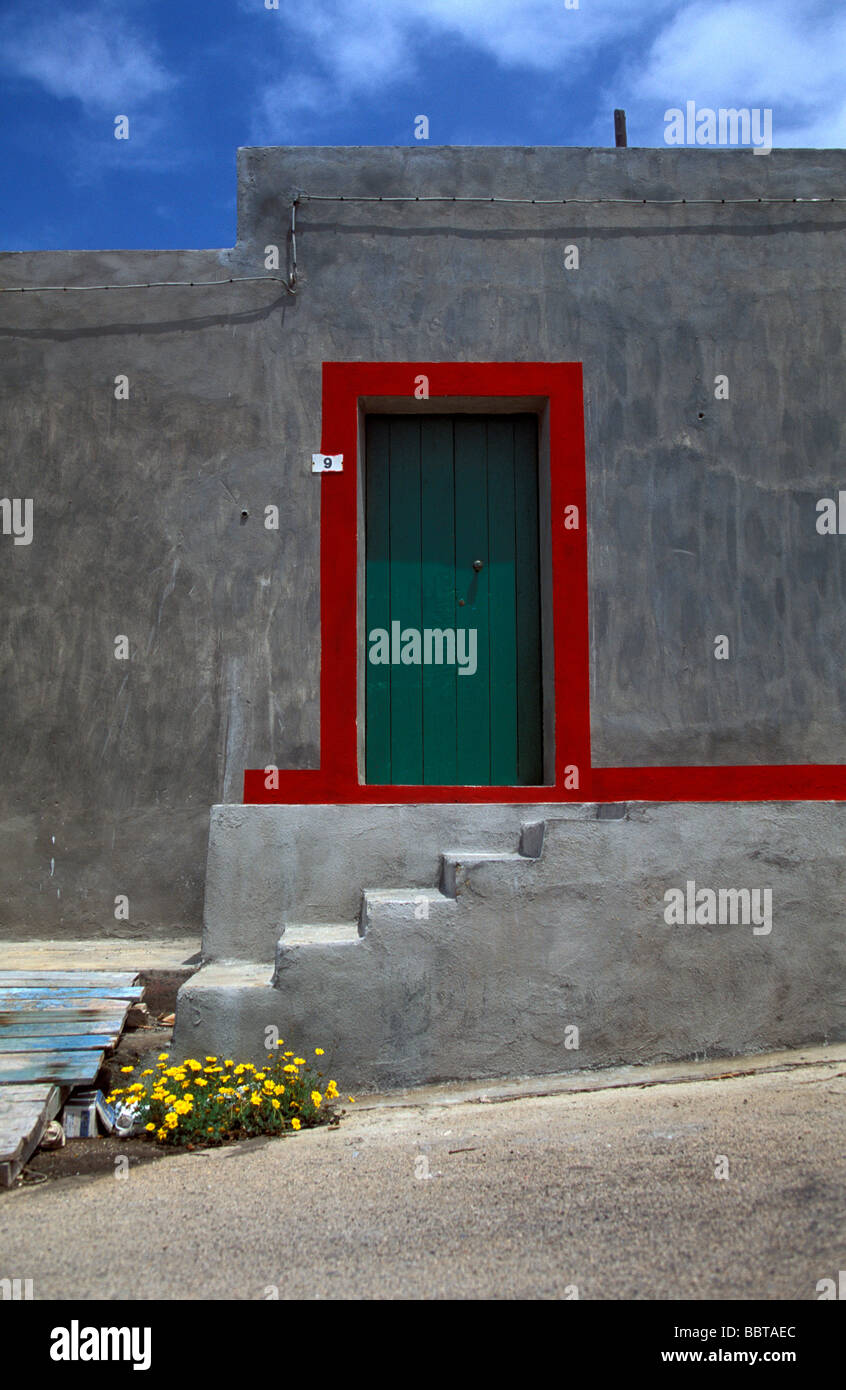 Typical house, Linosa island, Pelagie Islands, Sicily, Italy Stock ...