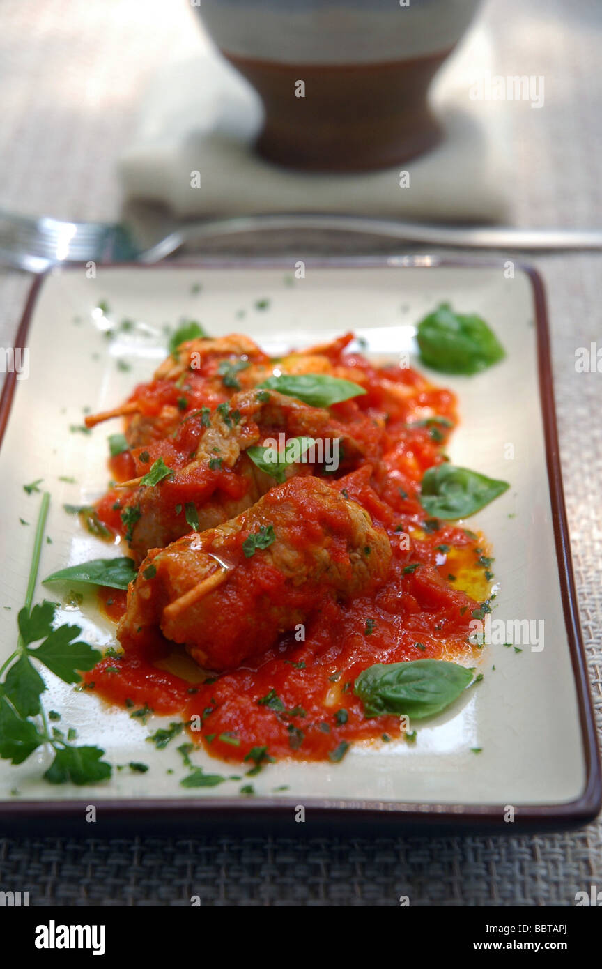 Involtini alla romana, Italy Stock Photo - Alamy