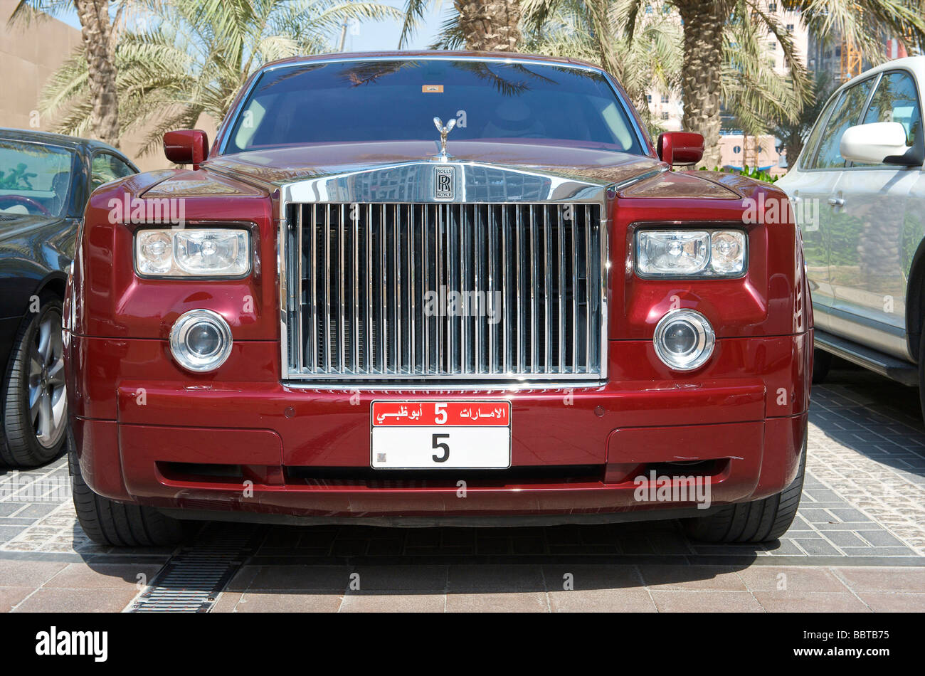 Dubai Rolls Royce of al Maktoum family Stock Photo - Alamy