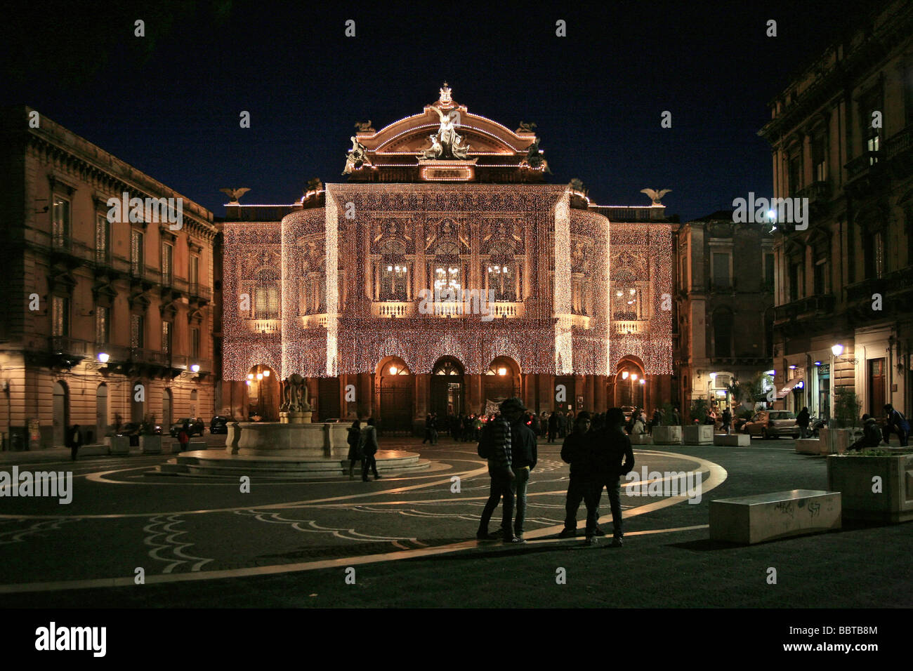 Teatro Massimo, Catania, Sicily, Italy Stock Photo - Alamy