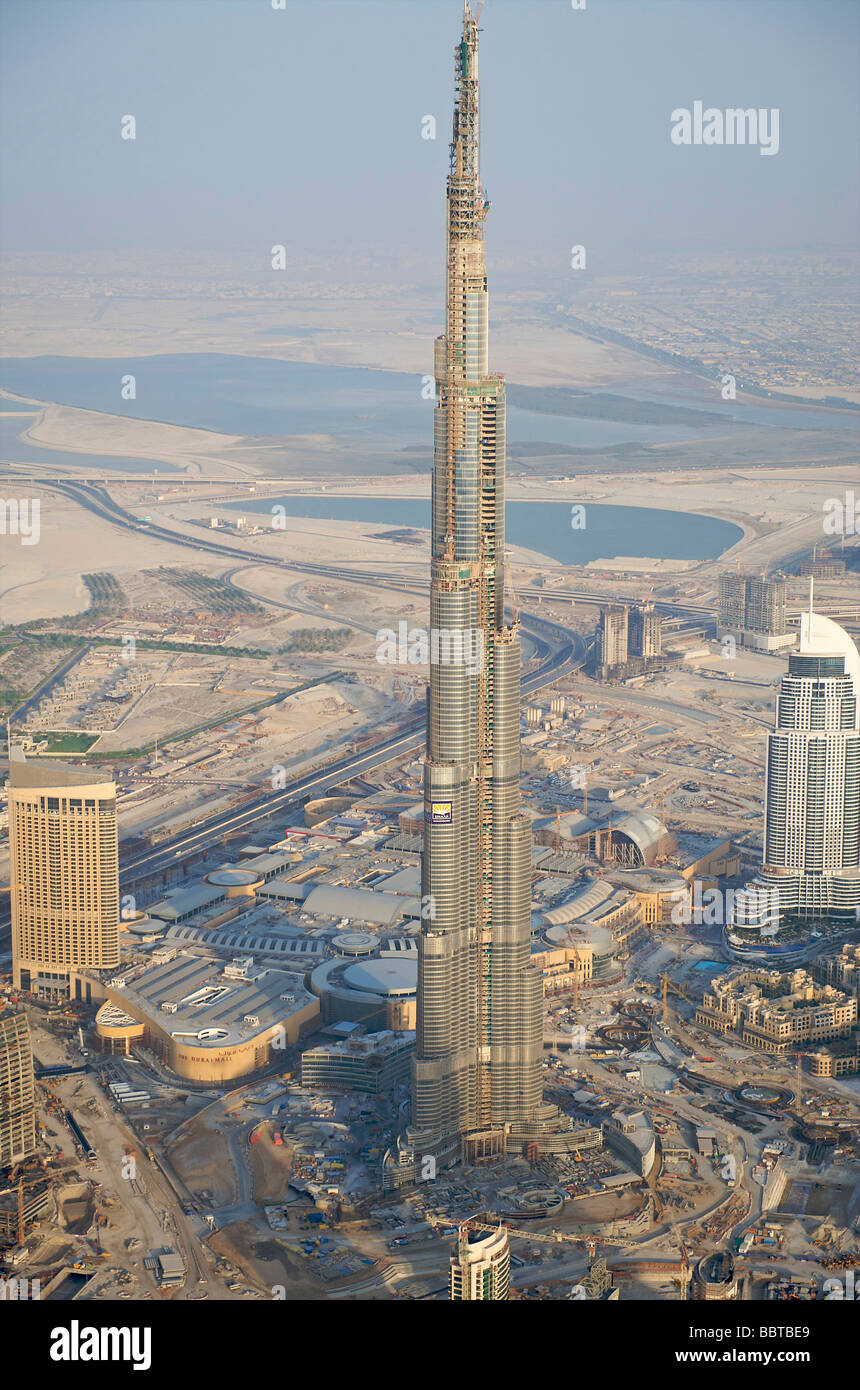 Dubai Burj Dubai the tallest building in the world Stock Photo - Alamy