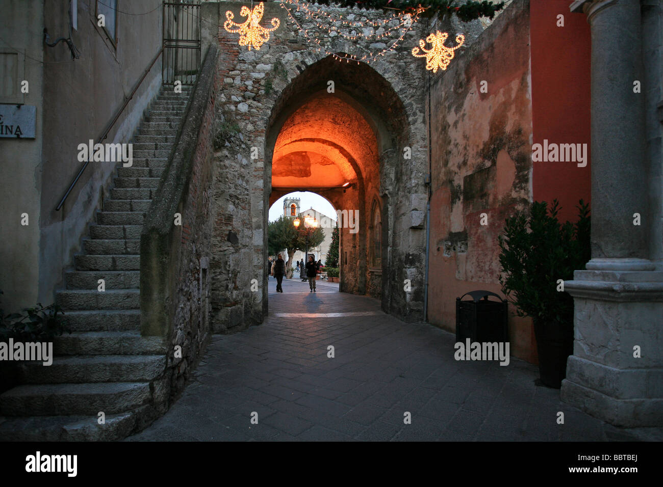 Christmas, Taormina, Sicily, Italy Stock Photo - Alamy