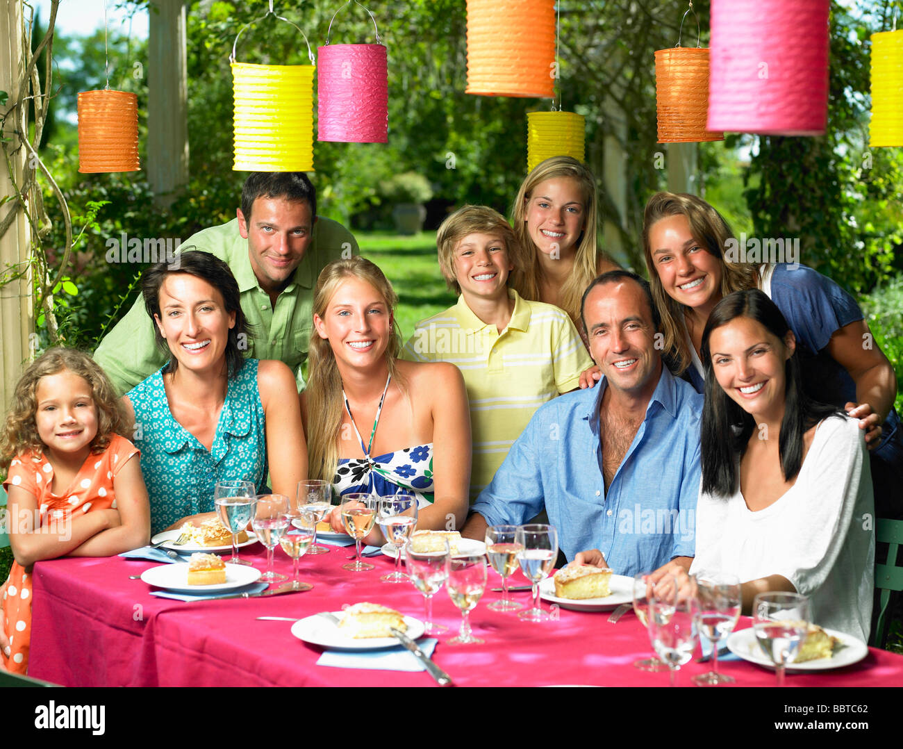Teenage birthday party outside hi-res stock photography and images - Alamy