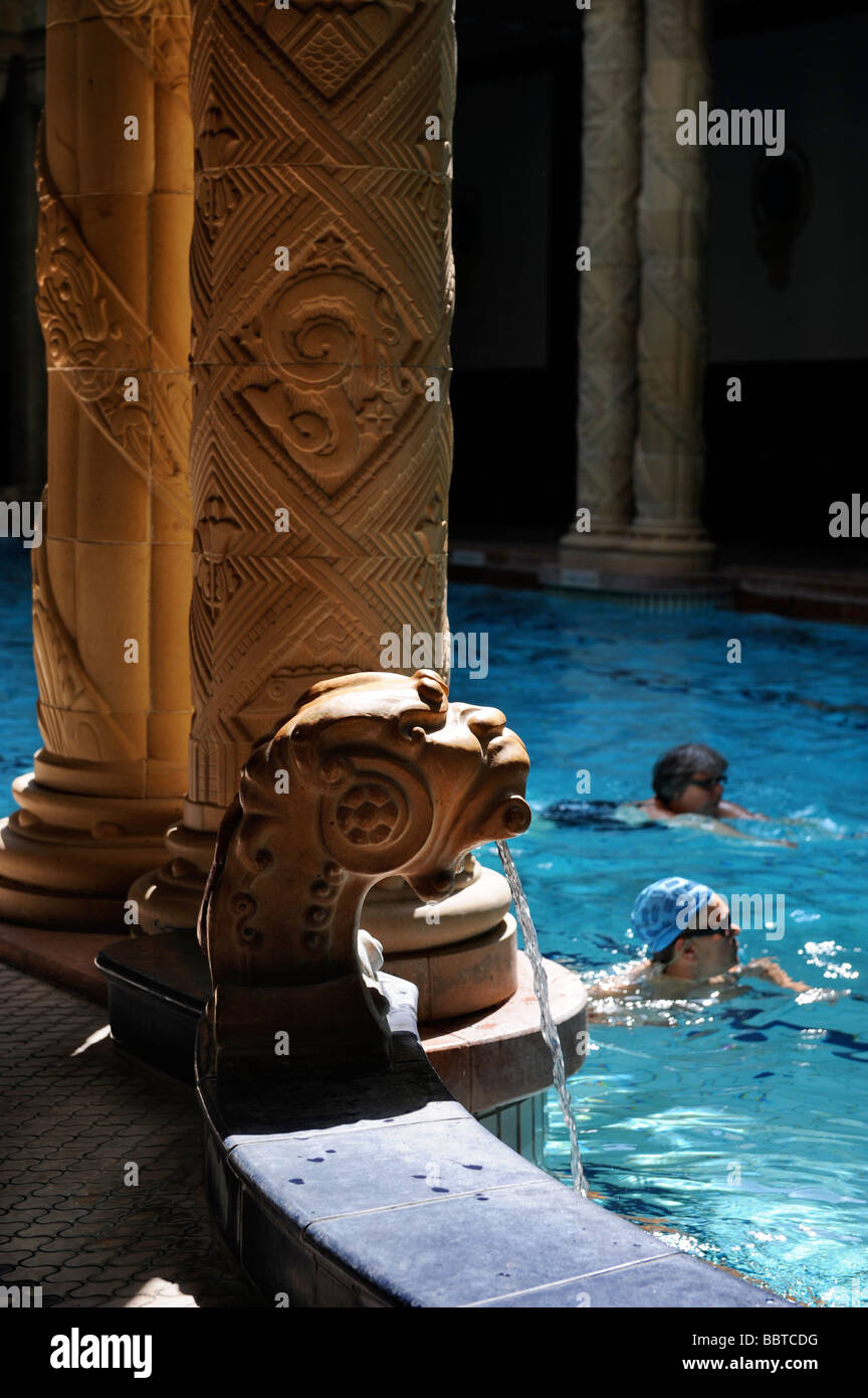 General view of The Gellert Baths in Budapest Hungary Stock Photo - Alamy