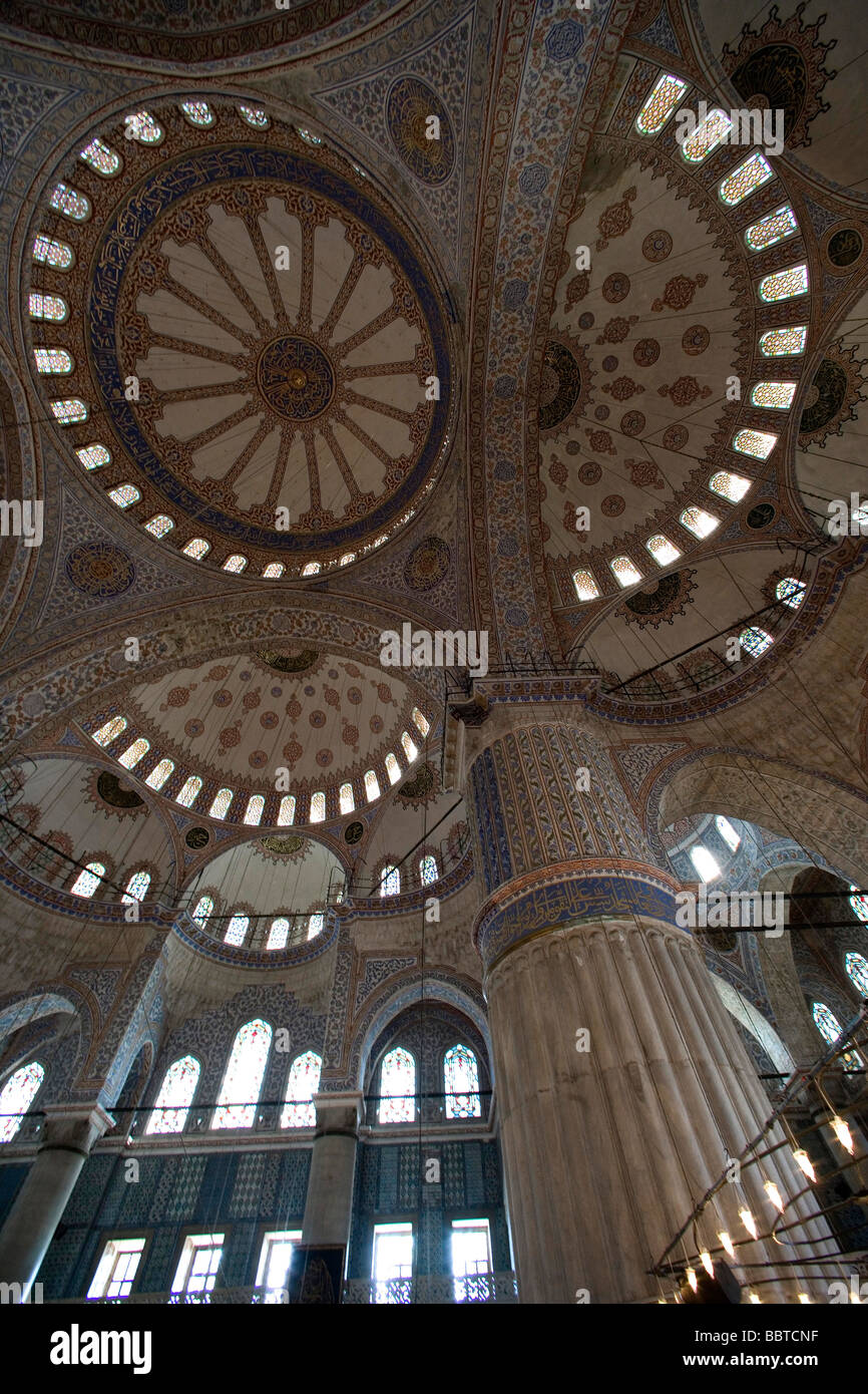 Interior of the Blue Mosque, Istanbul, Turkey, Europe Stock Photo - Alamy