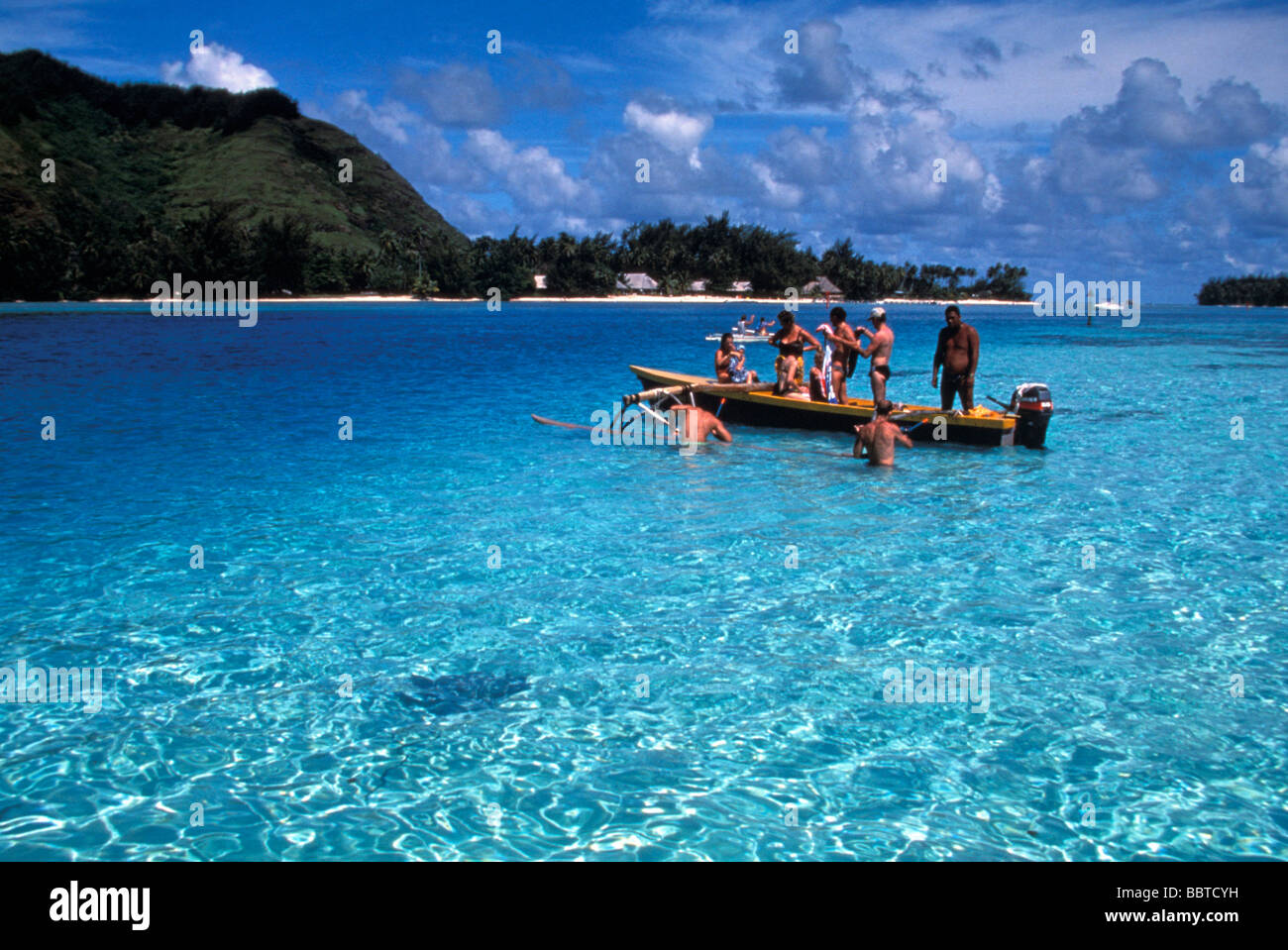 Moorea island, French Polynesia, South Pacific Ocean Stock Photo - Alamy