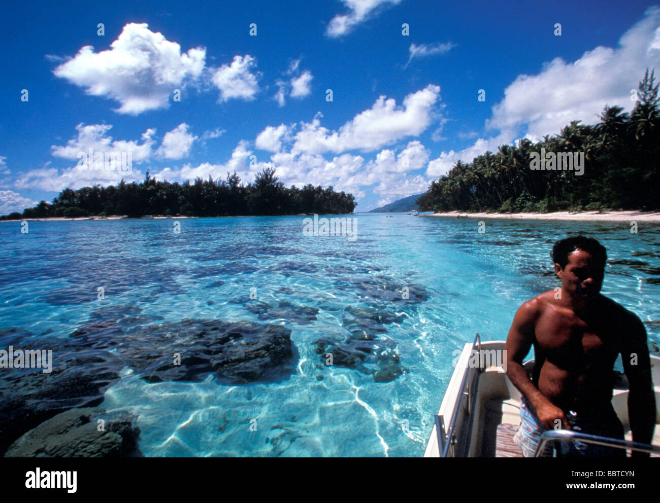Moorea island, French Polynesia, South Pacific Ocean Stock Photo - Alamy