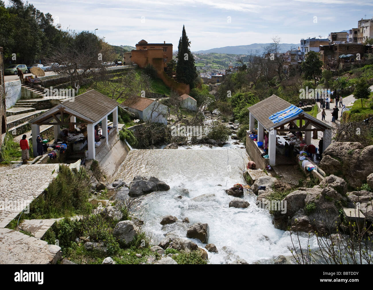 Public Washing Place, Chefchaouen, Morocco, North Africa Stock Photo ...