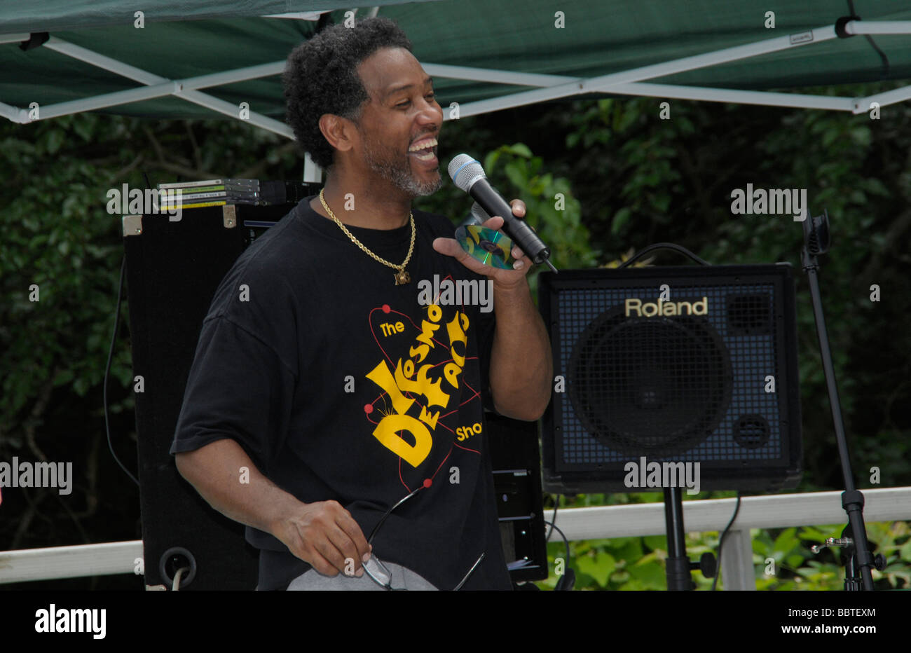 master of ceremonies at the Edmonston Festival in Edmonston, Maryland ...