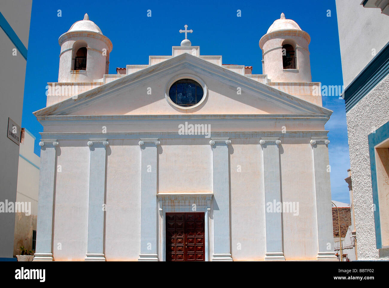 S.Maurizio's church, Calasetta, Sardinia, Italy Stock Photo - Alamy