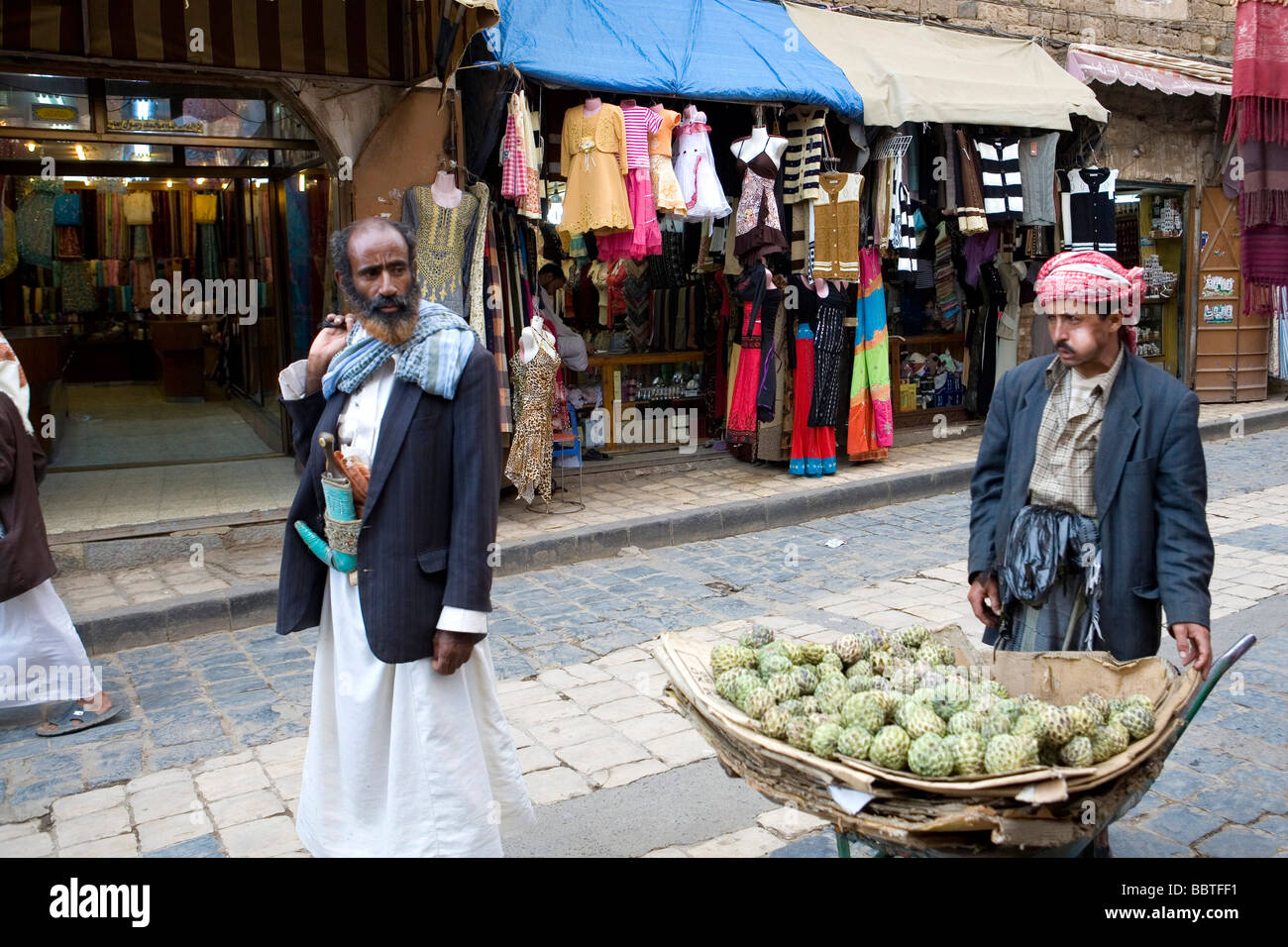 Prickly pear cacti, Sana'a, Yemen, Middle East Stock Photo - Alamy