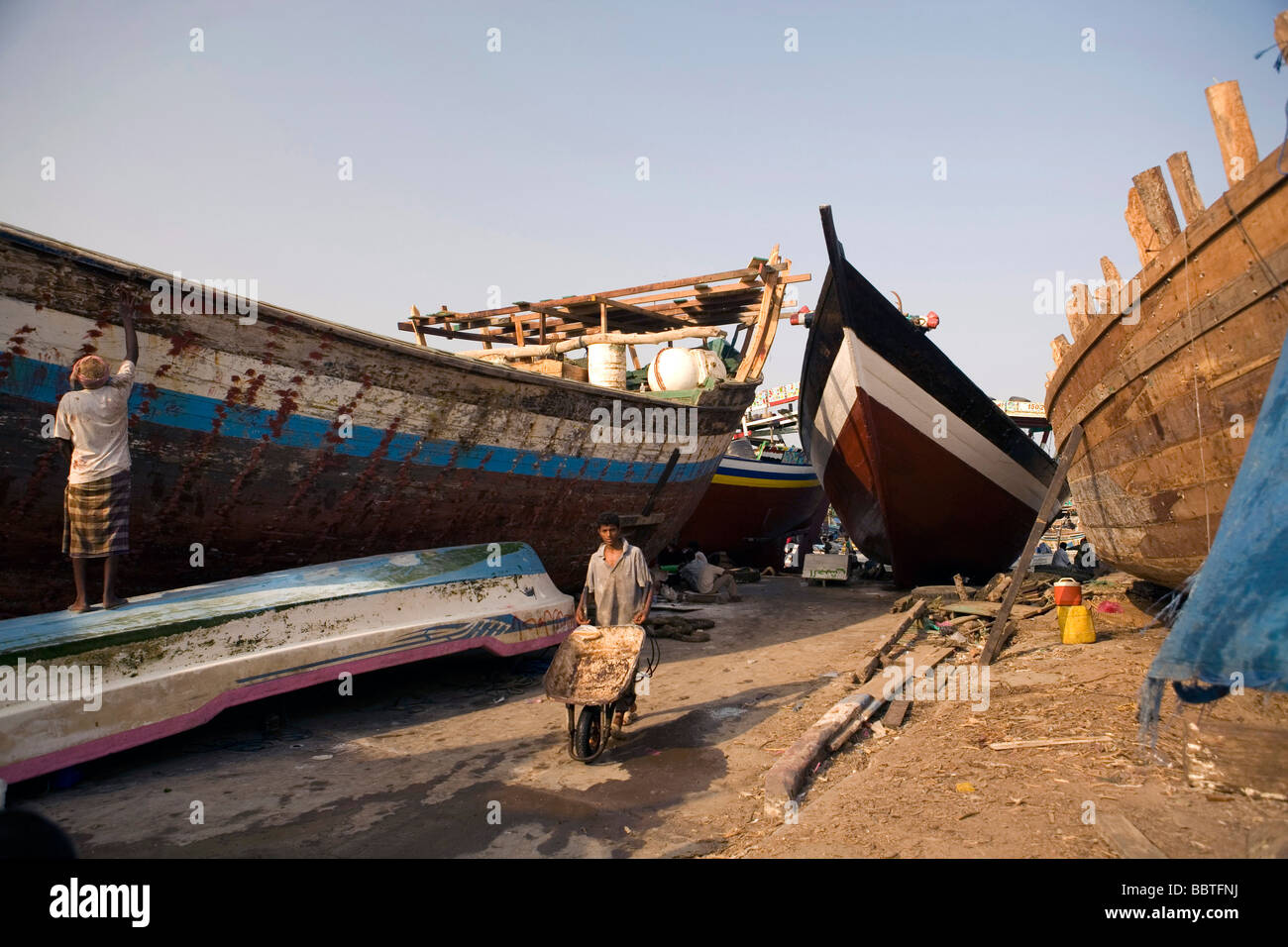Fish market, Al Hodeidah, Yemen, Middle East Stock Photo - Alamy