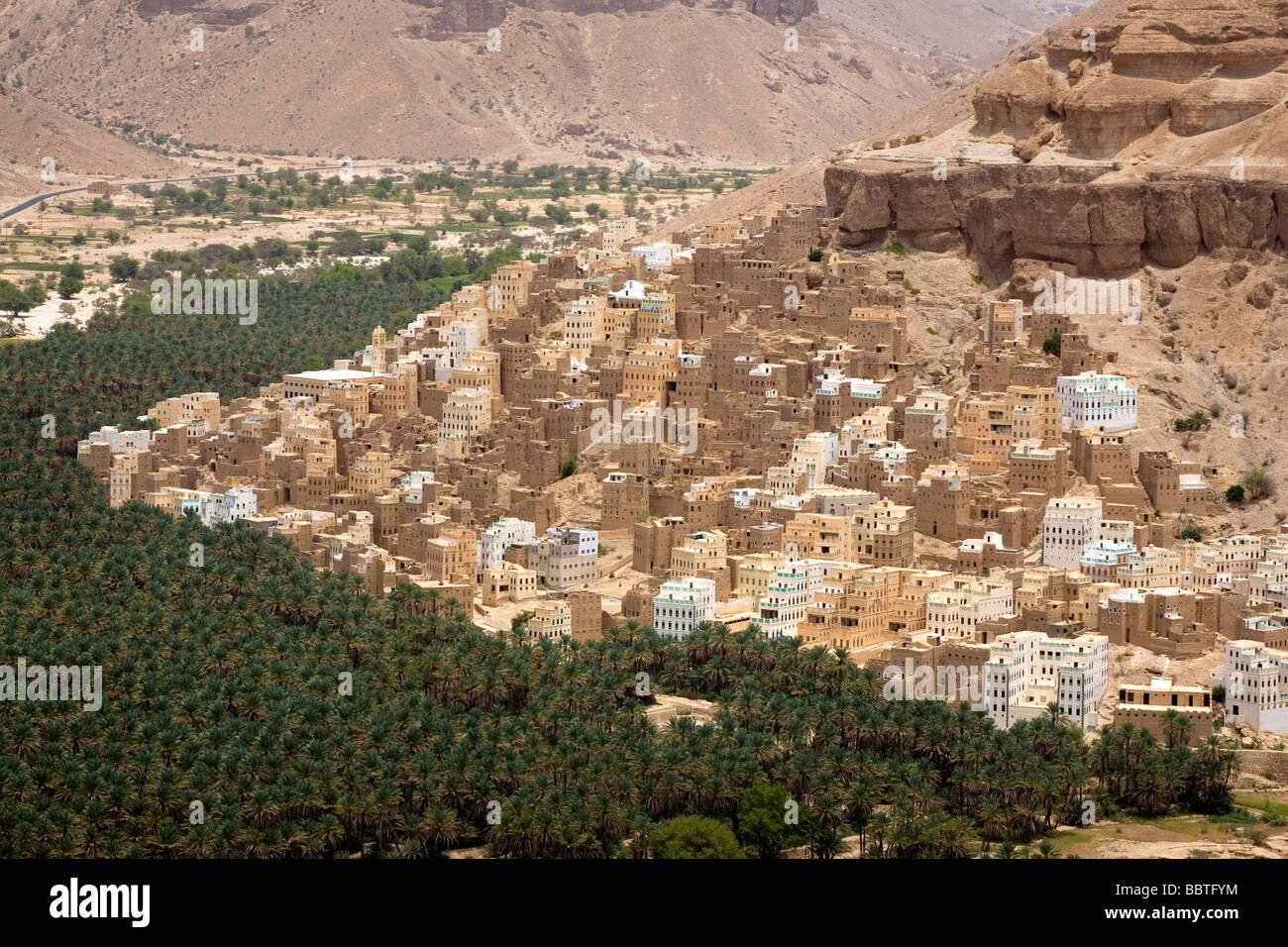 Village view, Bada, Wadi Doan, Yemen, Middle East Stock Photo - Alamy