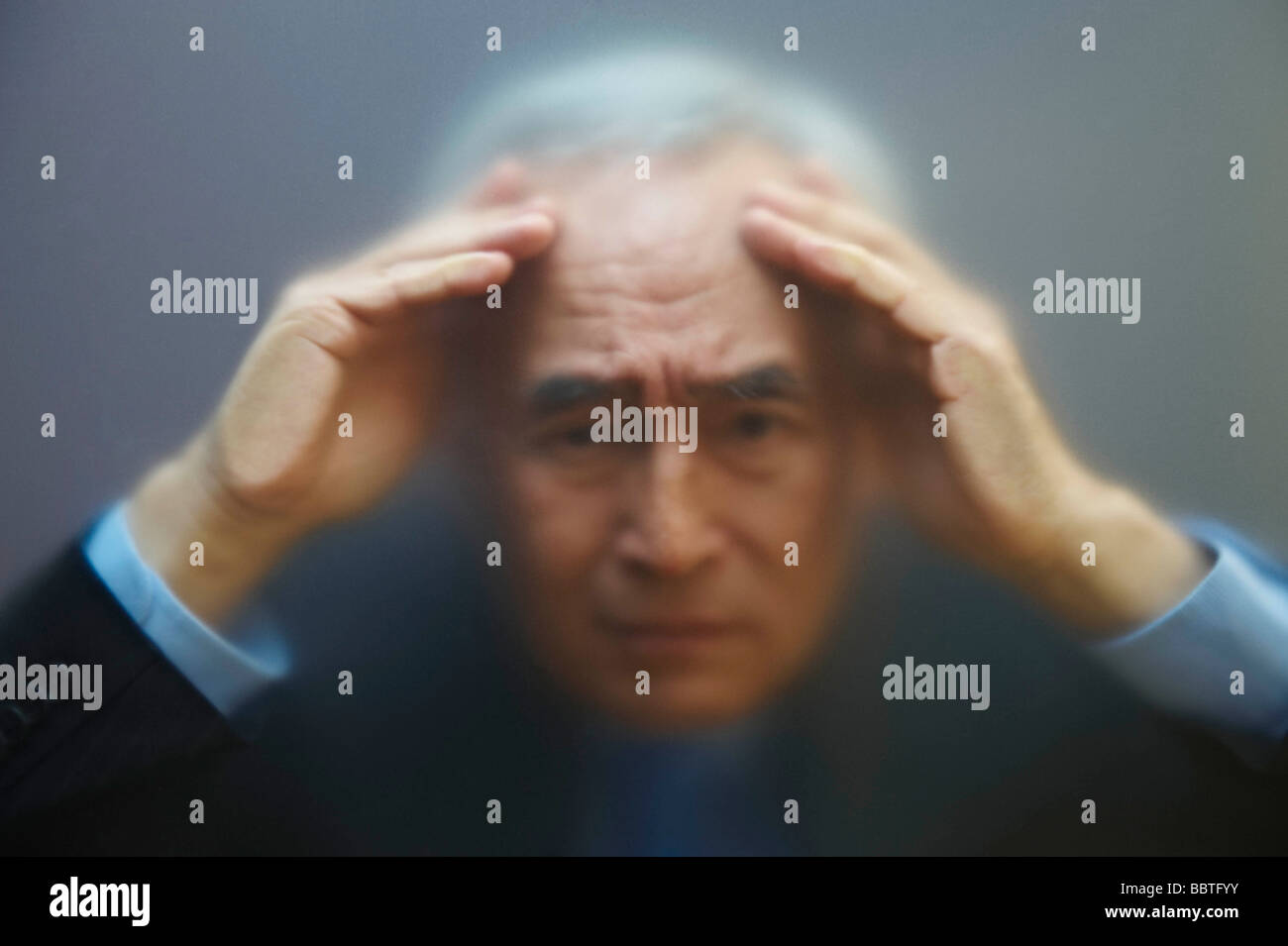 Businessman portrait frosted glass hi-res stock photography and images ...