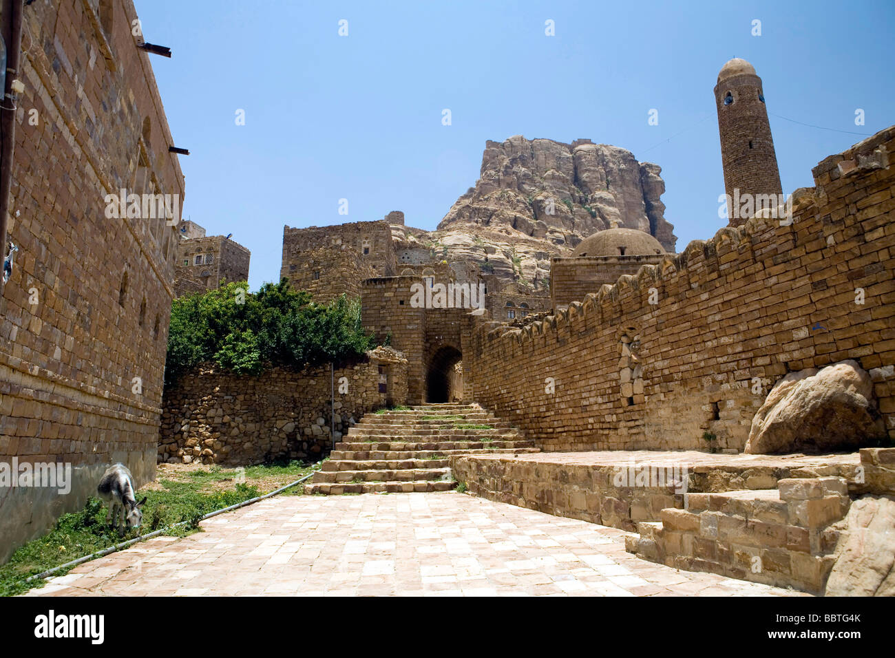 Village view, Thulla, Yemen, Middle East Stock Photo - Alamy