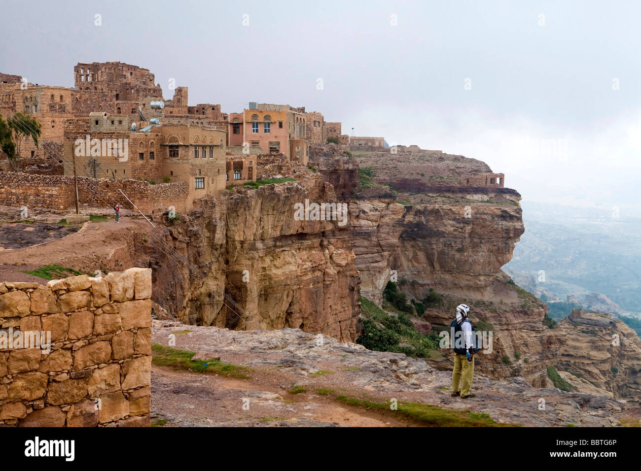 Village view, Kawkaban, Yemen, Middle East Stock Photo - Alamy