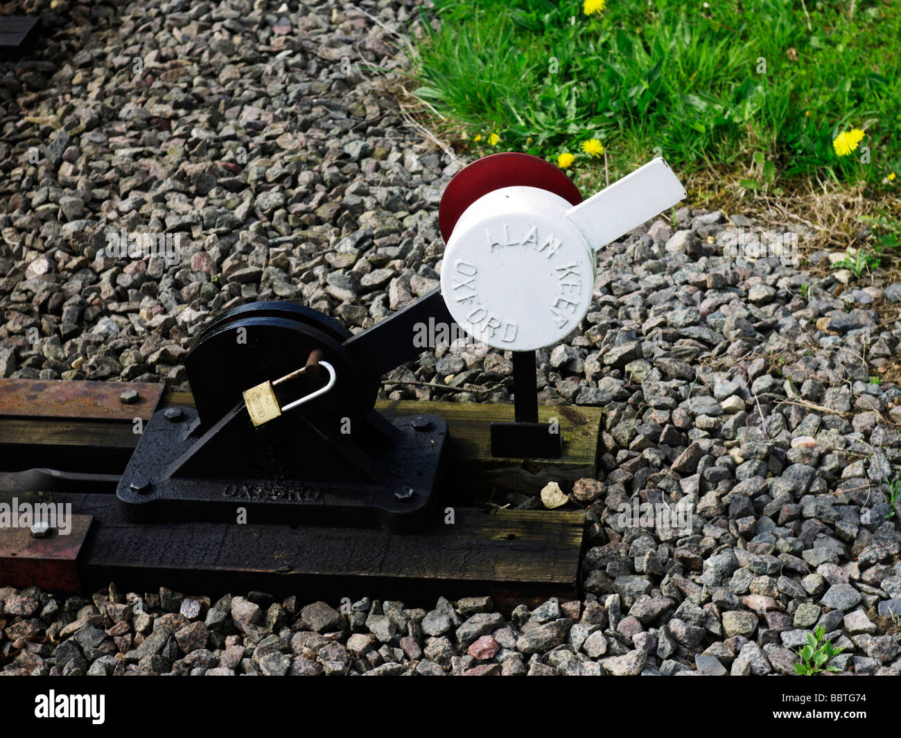Points lever on railway hi-res stock photography and images - Alamy