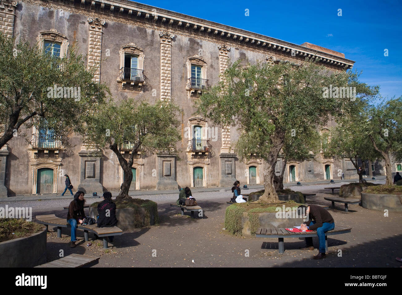 St. Nicolï¿½ l'Arena Benedectine Monastery, Catania, Sicily, Italy ...