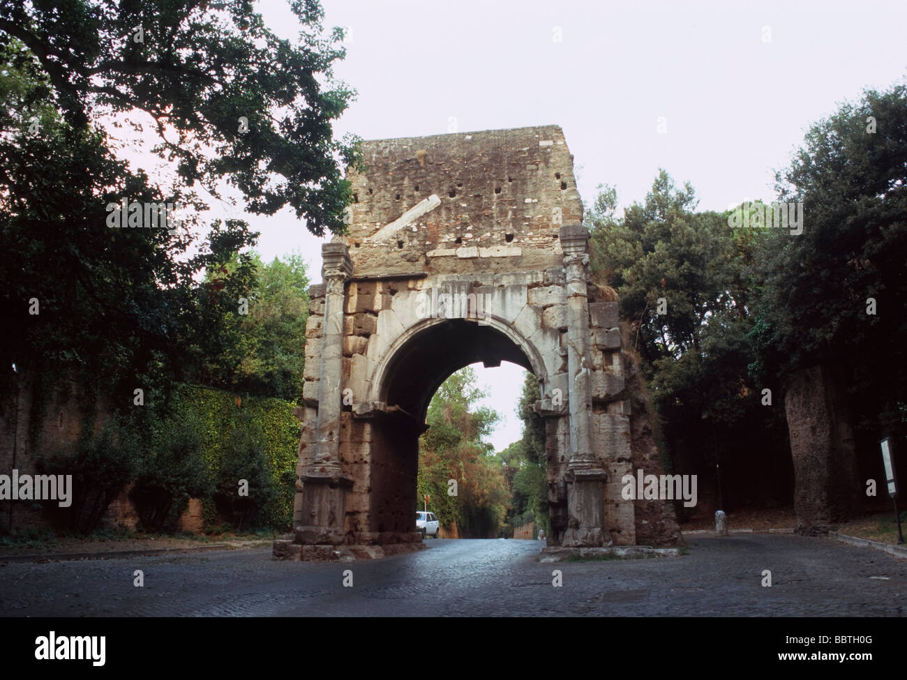 The "Arco di Druso" in Rome Stock Photo - Alamy