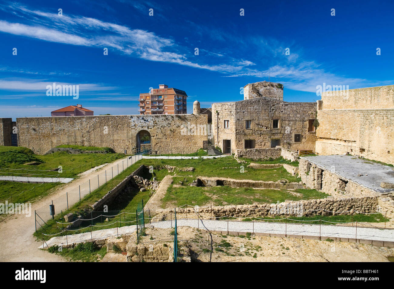 Lombardy Castle, Enna, Sicily, Italy Stock Photo - Alamy