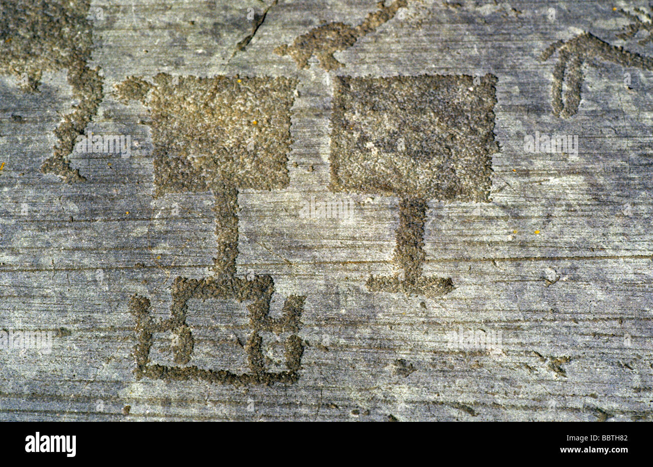 Camune engravings, Capo di ponte, Lombardy, Italy Stock Photo - Alamy